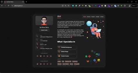 sai kiran patro on linkedin react webdevelopment portfolio