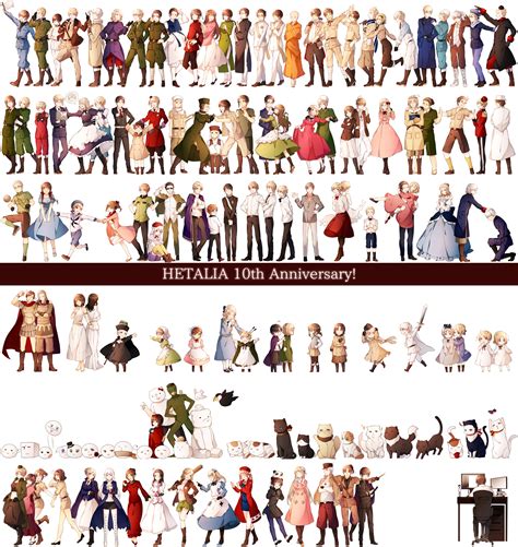 Hetalia Characters Girls