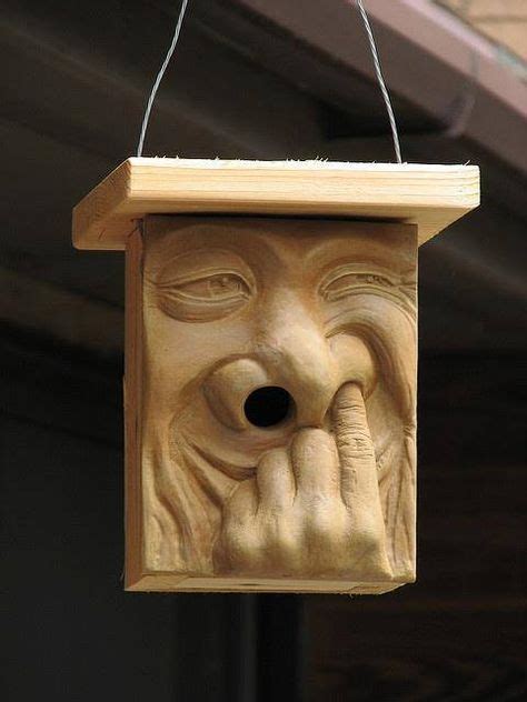 Funny Birdhouse By Jeremy Osborne Woodwork Bird Houses Birds Bird