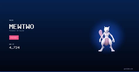 Mewtwo Pokemon Go — Best Moveset Pvp Counters And Stats