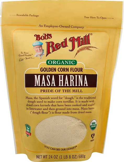 Bobs Red Mill Organic Golden Corn Masa Harina Flour 680gm Click Cuisine
