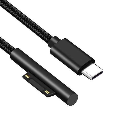 Etopgo Surface Charging Cable 1 8 M Surface Charger Cable Nylon Braided 45w 15v Or Above Pd