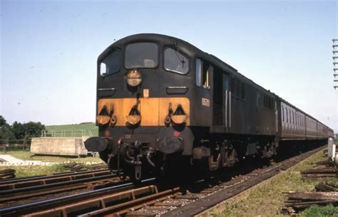 Colour Rail Slide De2009 Class 28 D5718 Green Livery Faringdon Jcn