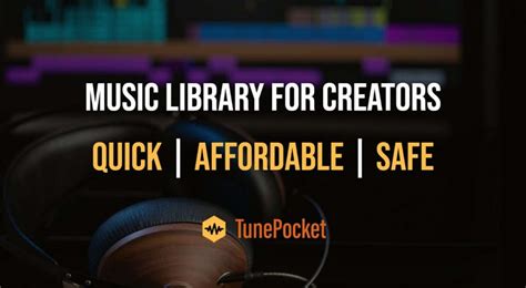 music sync license for creators tunepocket music library