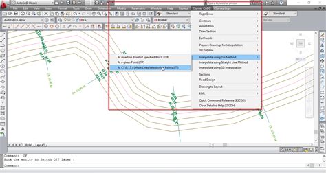 help interpolate land survey data using triangulation