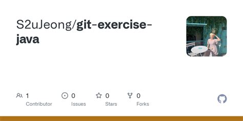 Github S2ujeonggit Exercise Java