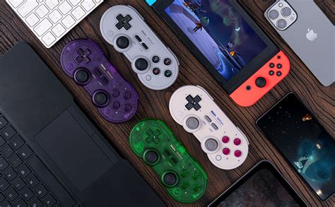 8bitdo Sn30 Pro Wireless Bluetooth Controller Hall Effect Joystick Update With