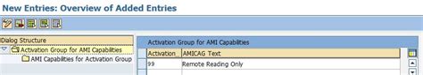 Sap Isu Abap Ami Step 8 Advance Metering Infrastructure Of
