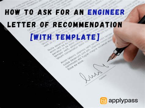 How To Ask For An Engineer Letter Of Recommendation With Template