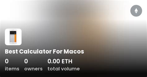 Best Calculator For Macos Collection Opensea