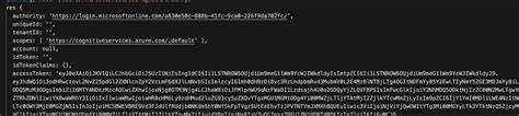 i used the token generated by msal to access the openai api but was