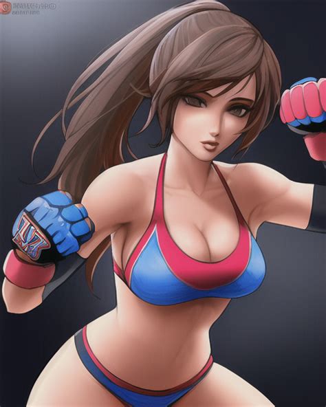 Anime Sexy Female Mma Fighter In Bikini 4 250523 By Astorman59 On
