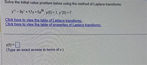 solved solve the initial value problem below using the