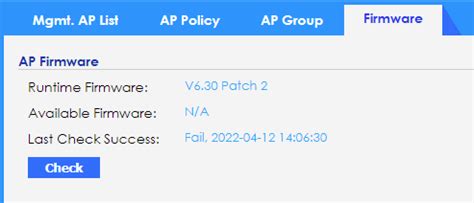 AP Firmware Check Failed Zyxel Community