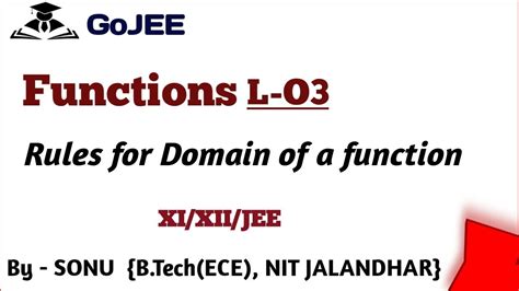 Functions 3 Rules For Domain Of A Function Rules For Finding Of