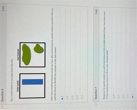 solved question 6 2pts say a small subset of your data looks