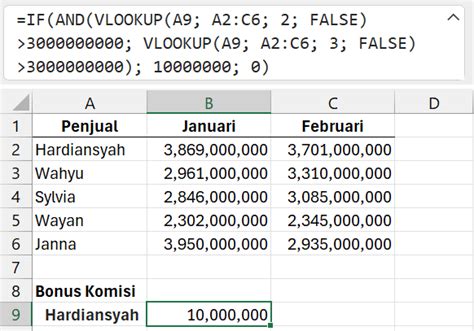 Rumus Vlookup Excel Cara Menggunakan Dan Contoh