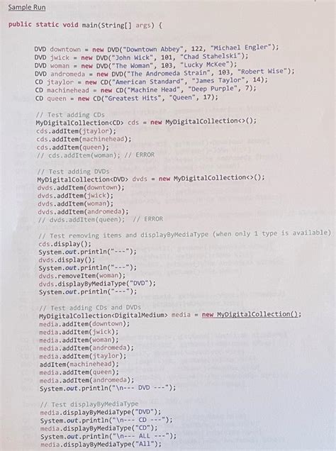 Solved Can Someone Help Me With This Java Coding Assignment