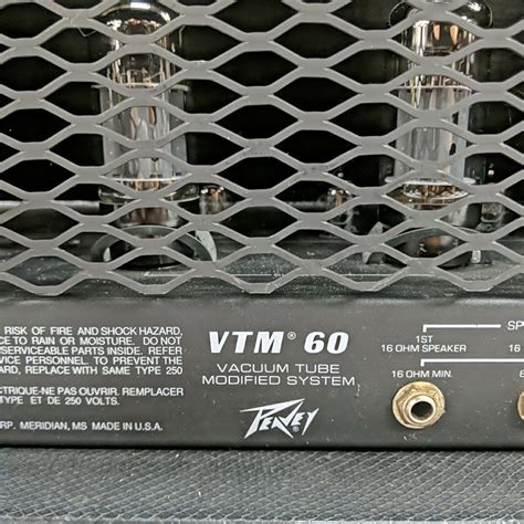 Peavey Vtm 60 Guitar Amp Head Evolution Music