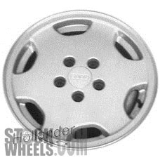 Audi V8 1992 15x7 Aluminum Alloy Silver 6 Spoke 58679 Stockwheels