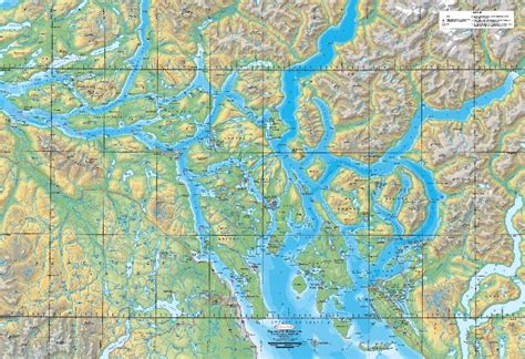 Desolation Sound British Columbia Map Refuge Cove Desolation Sound