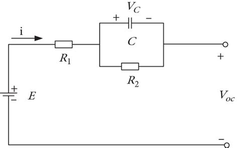 The First Order Rc Circuit Model Download Scientific Diagram
