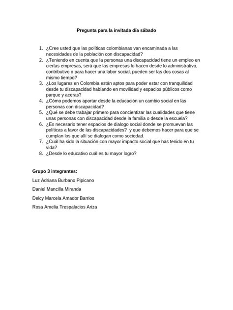 Grupo 3 Preguntas Pdf