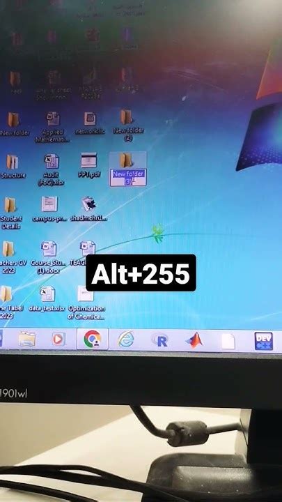 shots create without name folder on desktop or laptop shortcut excel