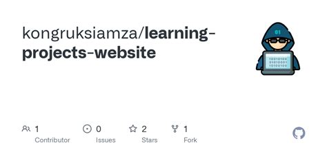 GitHub Kongruksiamza Learning Projects Website