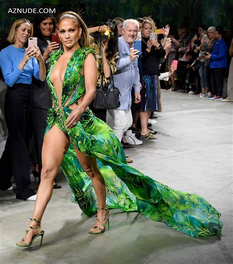 Jennifer Lopez At The New Versace Springsummer 2020 Show During Milan