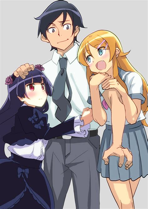 Gokou Ruri Kousaka Kirino And Kousaka Kyousuke Ore No Imouto Ga