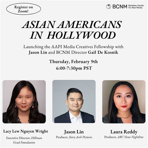 Hollywood Internships For Aapi Students With Jason Lin Lacy Lew Nguyen