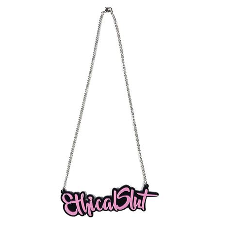 Geeky And Kinky Ethical Slut Necklace