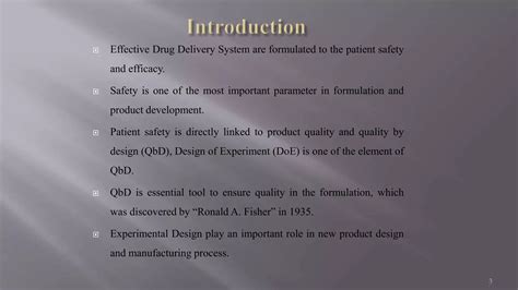 factorial design and application in formulation pptx physics science