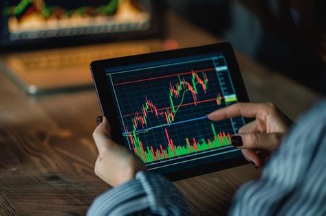 Premium Photo A Person Conducting Technical Analysis Using Candlestick Charts And Indicatorsa