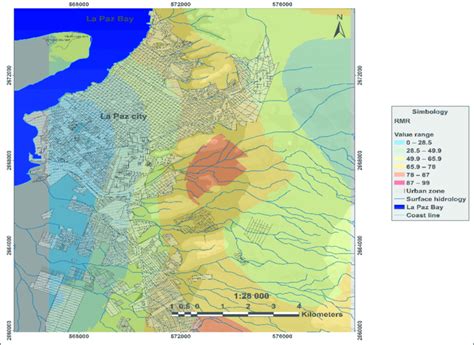 Distribution Map Rmr By The Kriging Interpolation Method Download