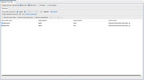 SQL To MongoDB Migration Import SQL To MongoDB Studio T