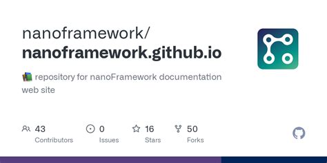 GitHub Nanoframework Nanoframework Github Io Books Repository For NanoFramework