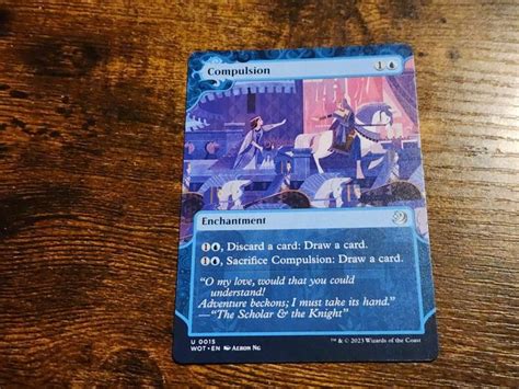 Free Magic The Gathering Mtg Compulsion Wilds Of Eldraine Borderless