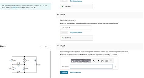 Solved Use The Mesh Current Method To Find The Branch Chegg