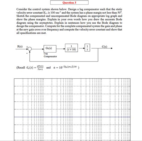 Solved Question Consider The Control System Shown Below Chegg