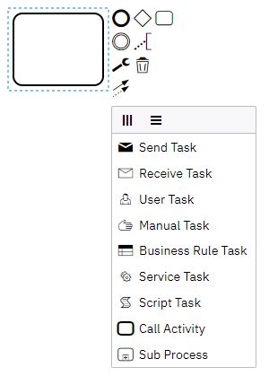 Morph Menu Changes Of Tasks Should Apply To Call Activities Issue Bpmn Io Bpmn Js