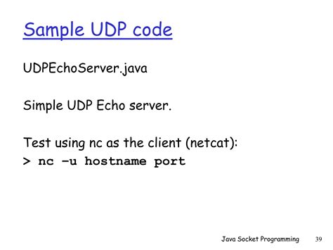 networking ppt client server socket uses in program ppt