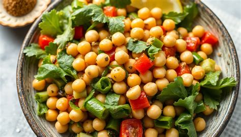 Vegetable And Chickpea Salad A Protein Packed Dish Spice Storyteller