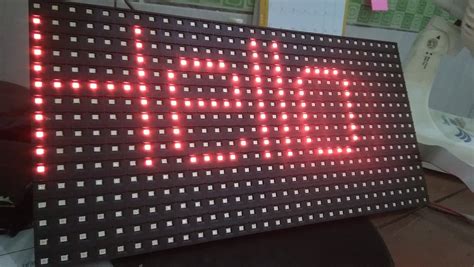 P10 Led Dmd Using Arduino Nano V 3 4 Steps Instructables