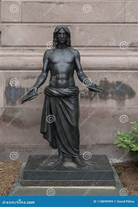 Jesus Breaking Bread Stained Glass Window Editorial Image