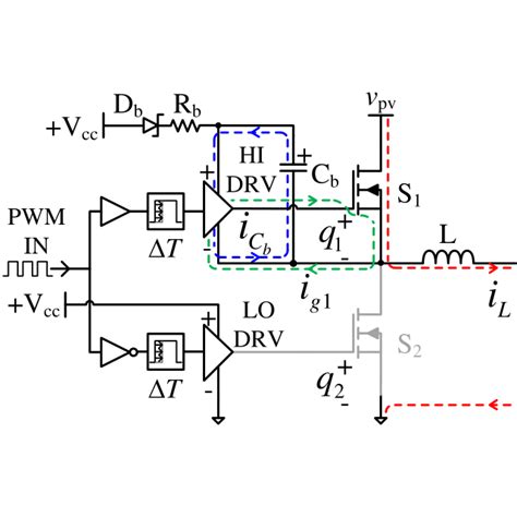 Gate Driver And Bootstrap Circuit Operation High Side Switch S Is On Download Scientific