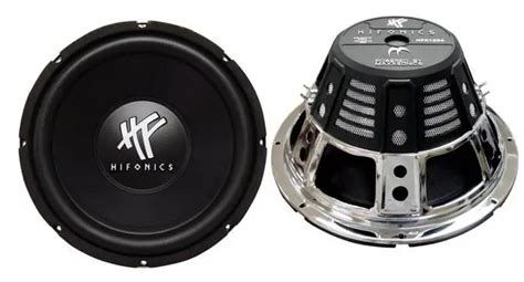 2 Hifonics Hfx12d4 12 1600w Car Audio Dvc Subwoofers Subwoofers