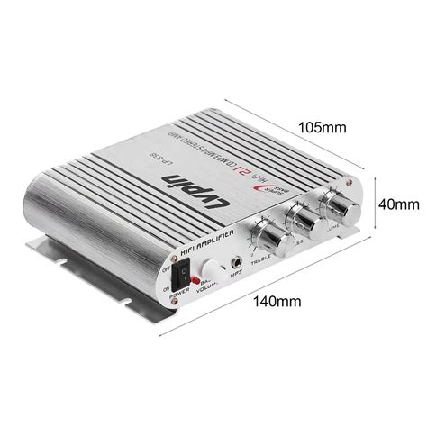 Мини Hi-Fi стерео автомобильный усилитель Авто Мотор лодка домашний ...