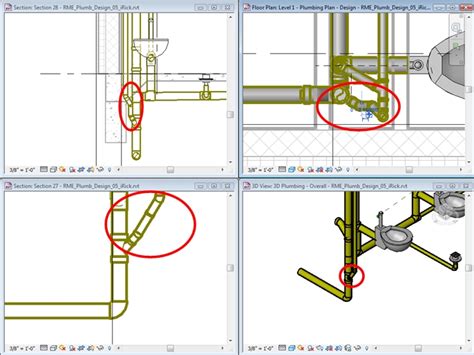 Solved Rotate Pipe Fitting For Sanitary Vent Stack Connection